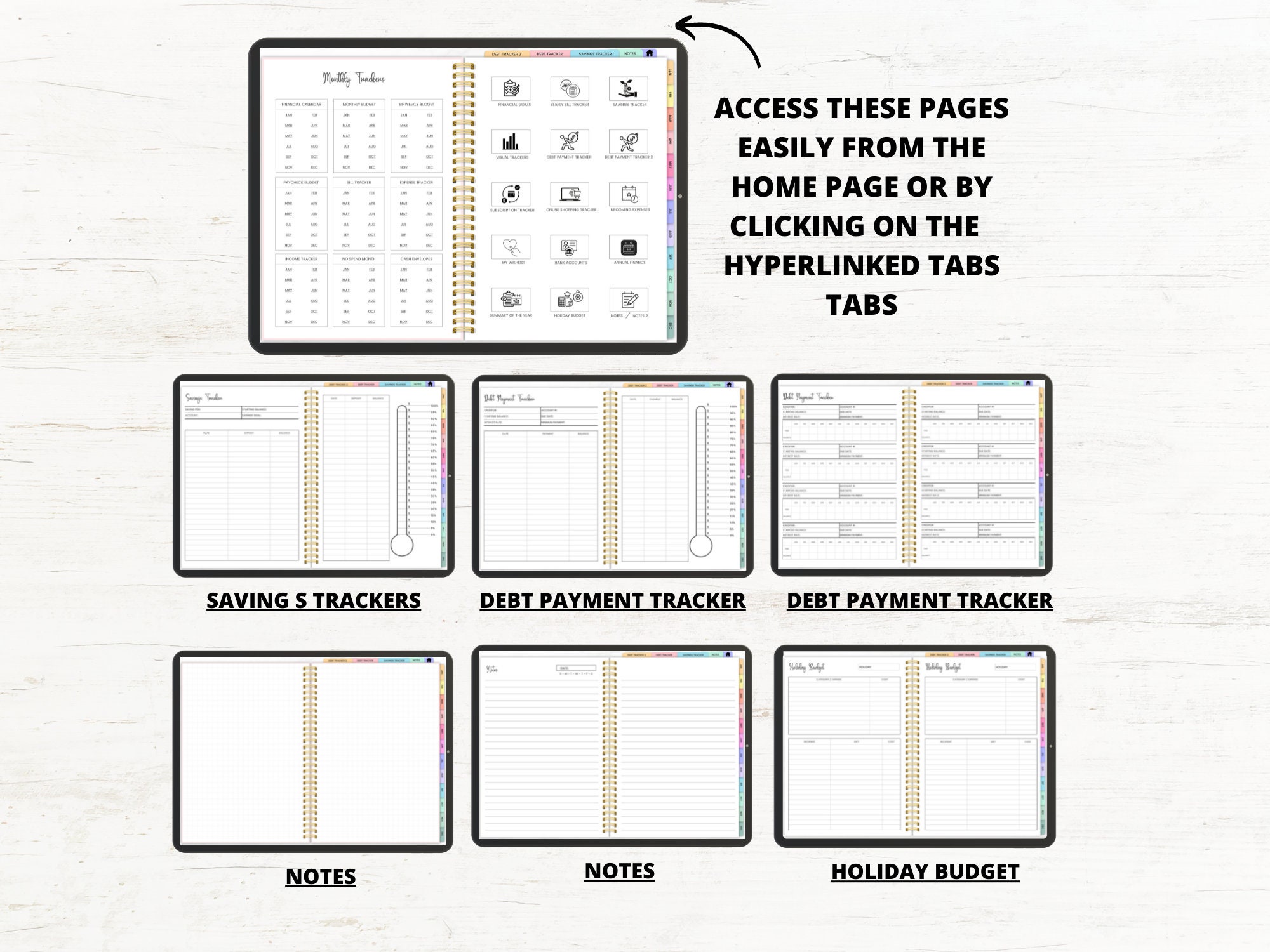 Digital Budget Planner: Goodnotes Finance Tracker (hyperlinked PDF) - Etsy