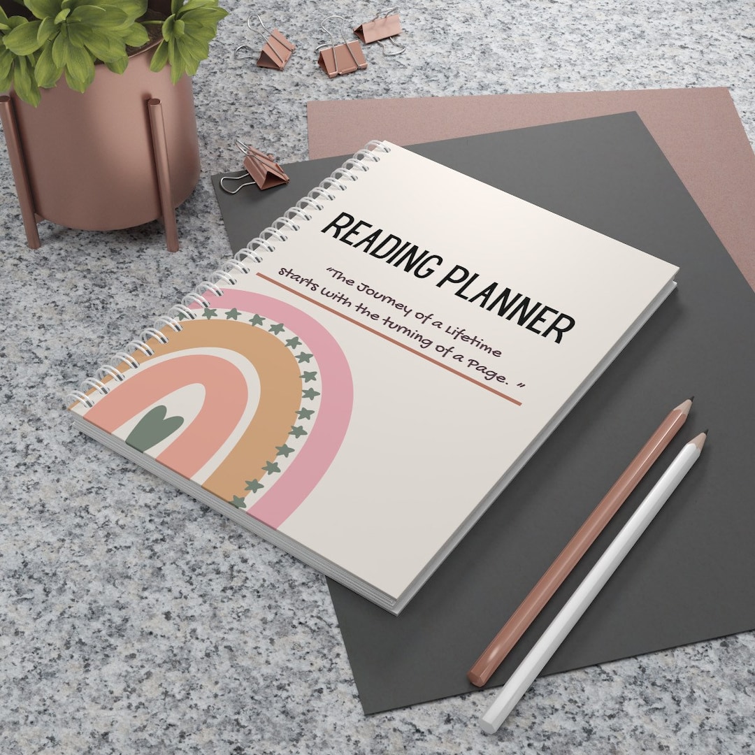 Reading Planner Printable Reading Journal Big Happy Planner Reading ...