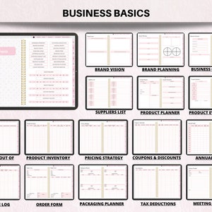 Digital Business Planner Goodnotes Business Planner Small Business ...