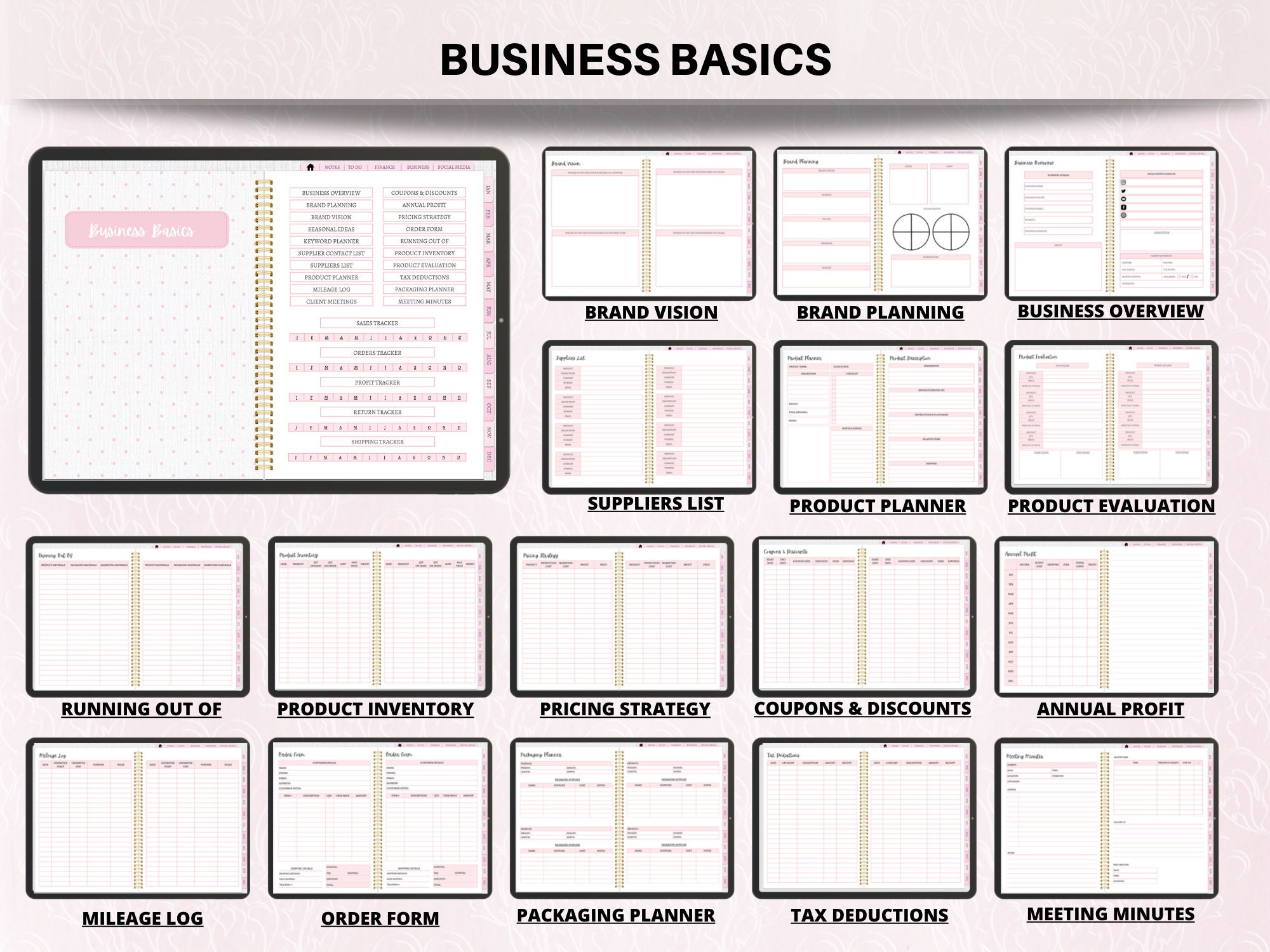 Digital Business Planner Goodnotes Business Planner Small - Etsy