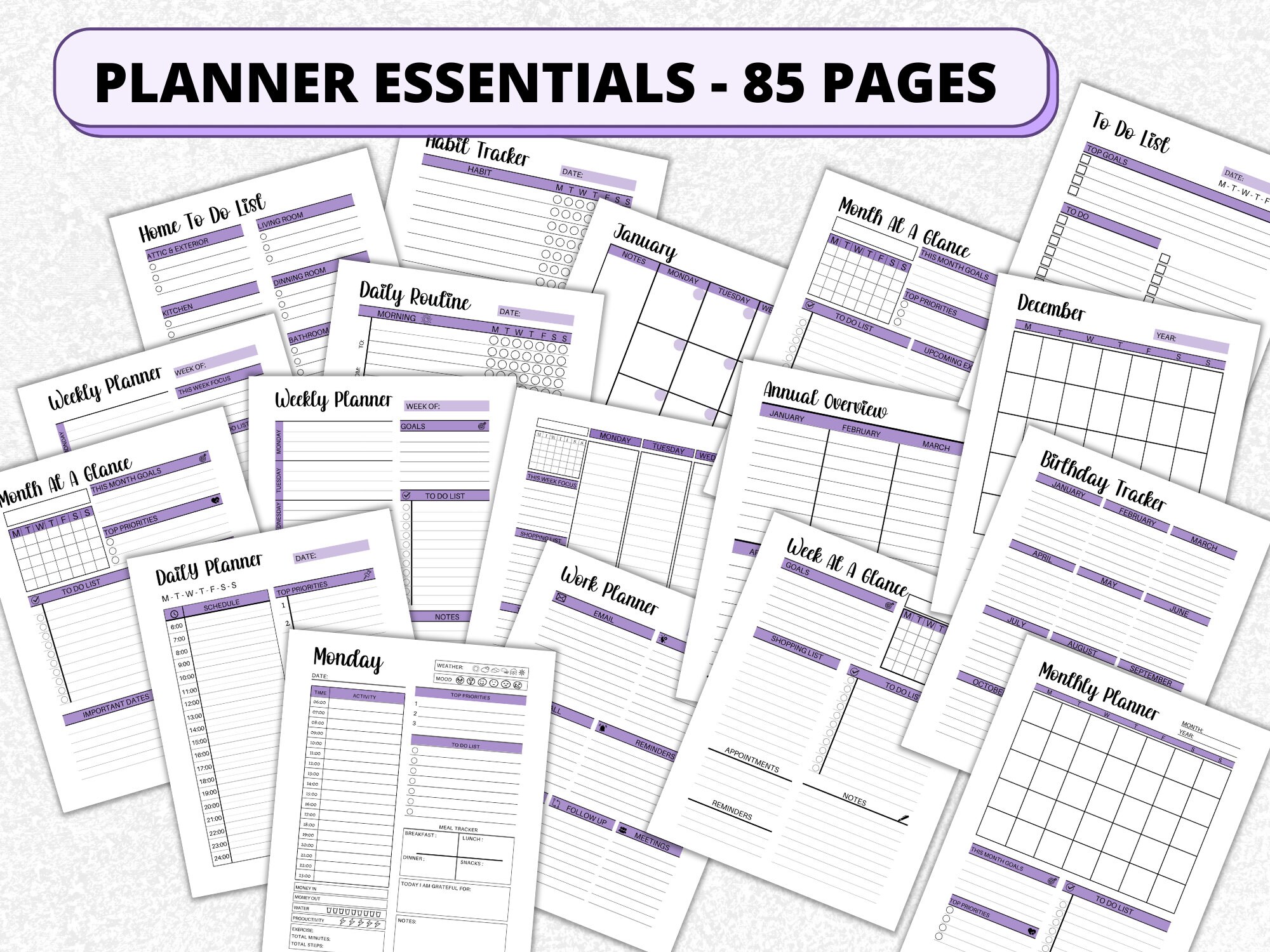 ADHD Planner for Adults Home Management Planner Ultimate Life | Etsy