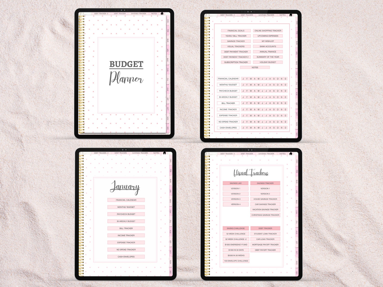 Digital Budget Planner Goodnotes Finance Planner Ipad Budget - Etsy