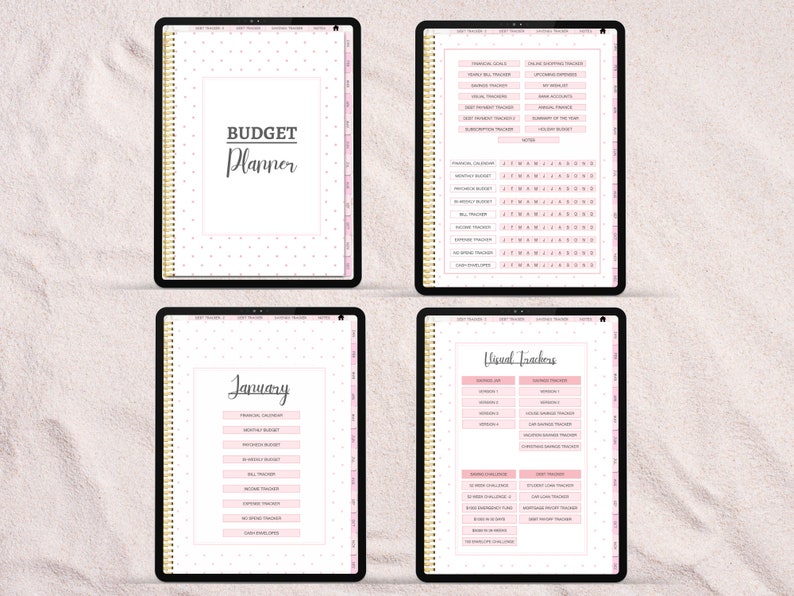 Digital Budget Planner Goodnotes Finance Planner Ipad Budget - Etsy
