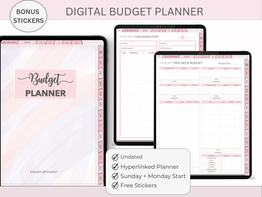 Goodnotes Budget Planner, Finance Tracker, Digital Budget Planner ...