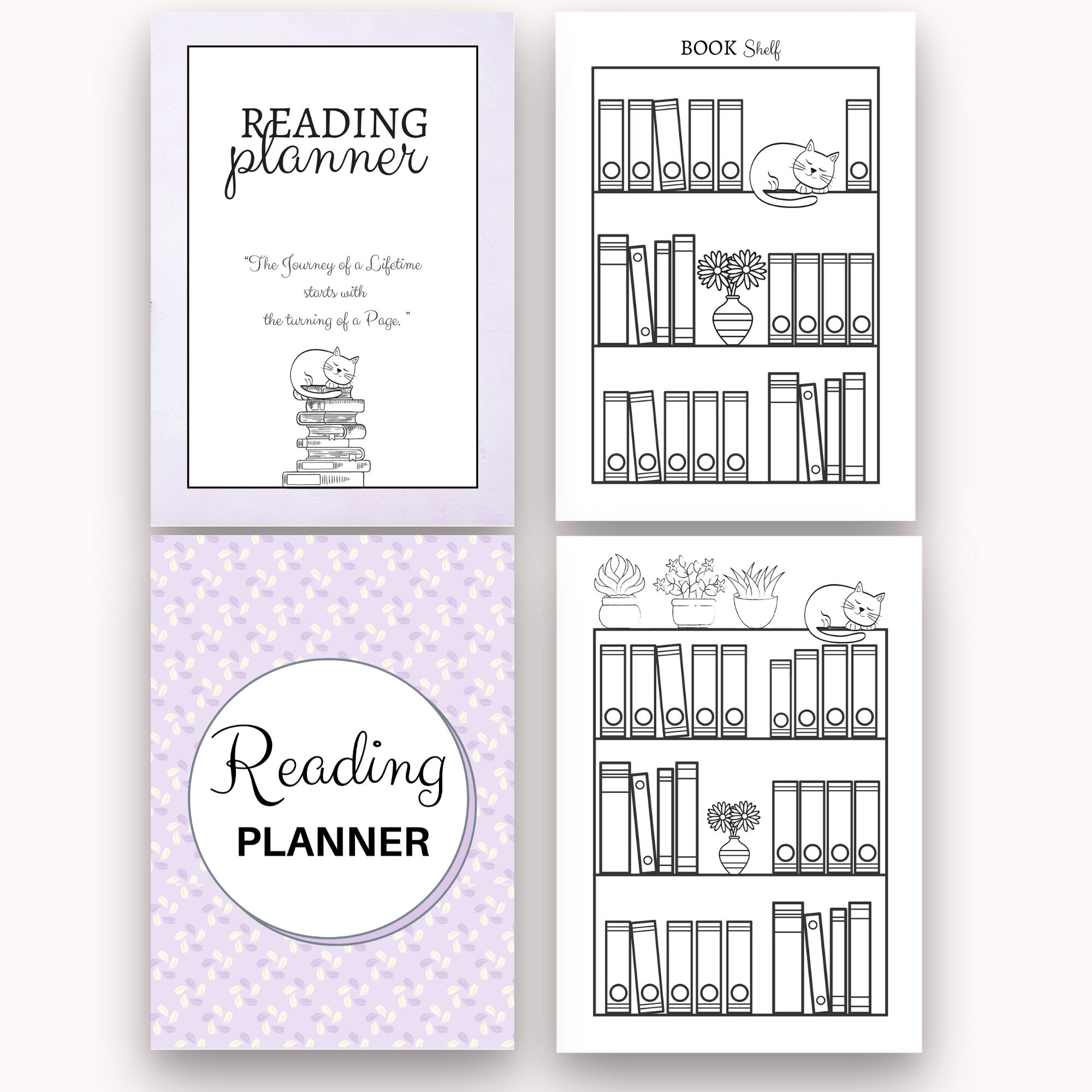 Reading Planner Printable Reading Journal Book Planner Reading - Etsy ...