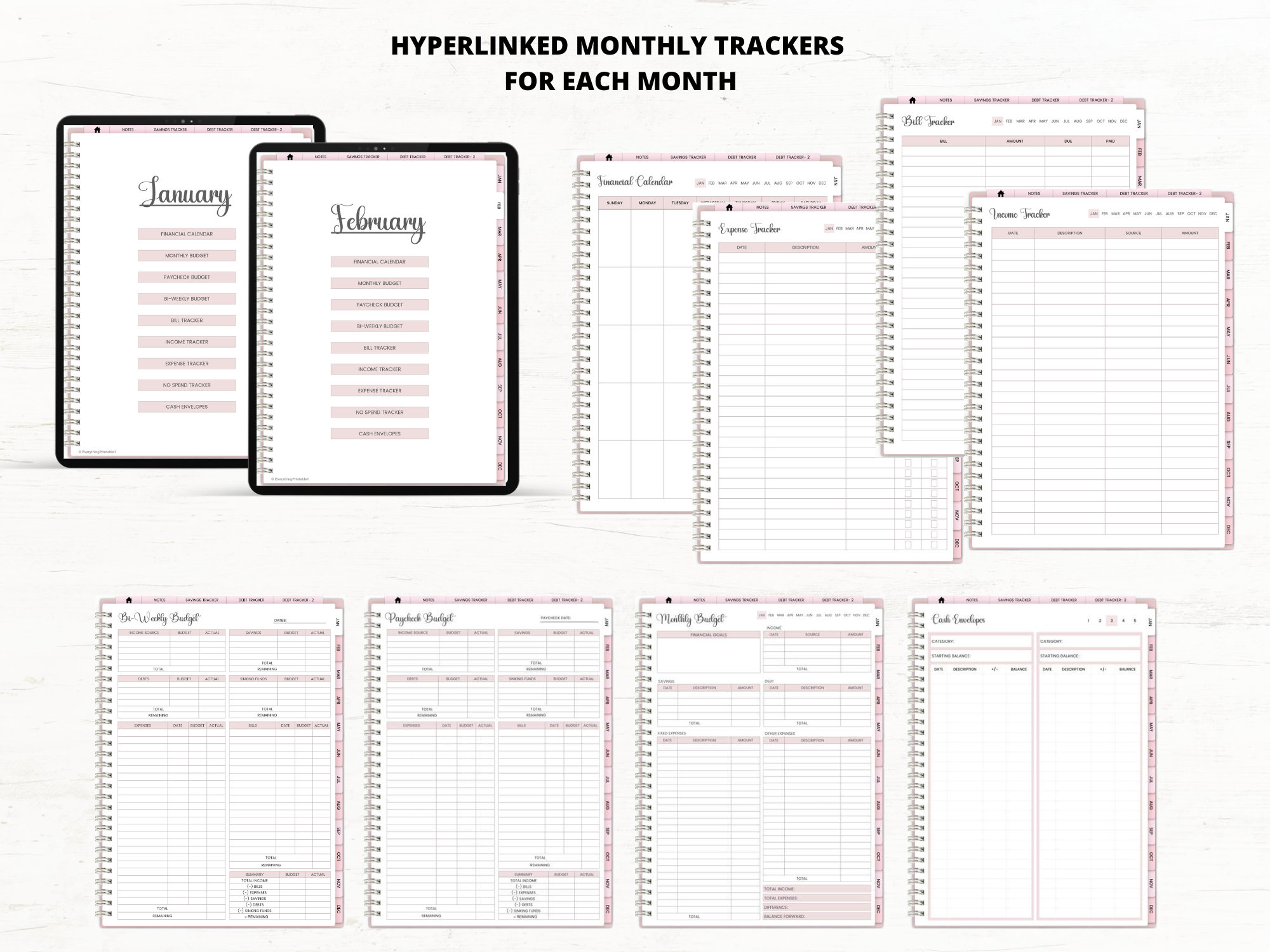 Digital Budget Planner Goodnotes Finance Planner Ipad Budget - Etsy