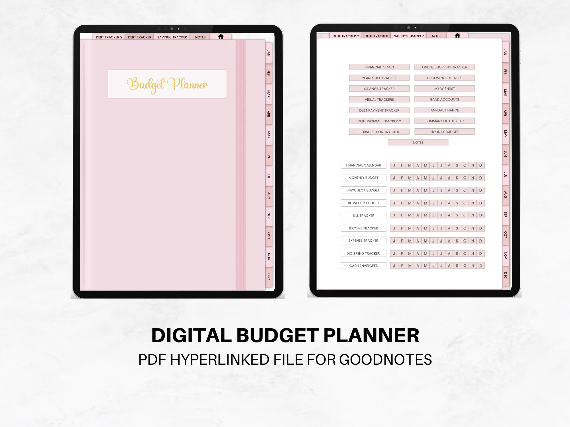 Digital Budget Planner Goodnotes Finance Planner Ipad Budget - Etsy