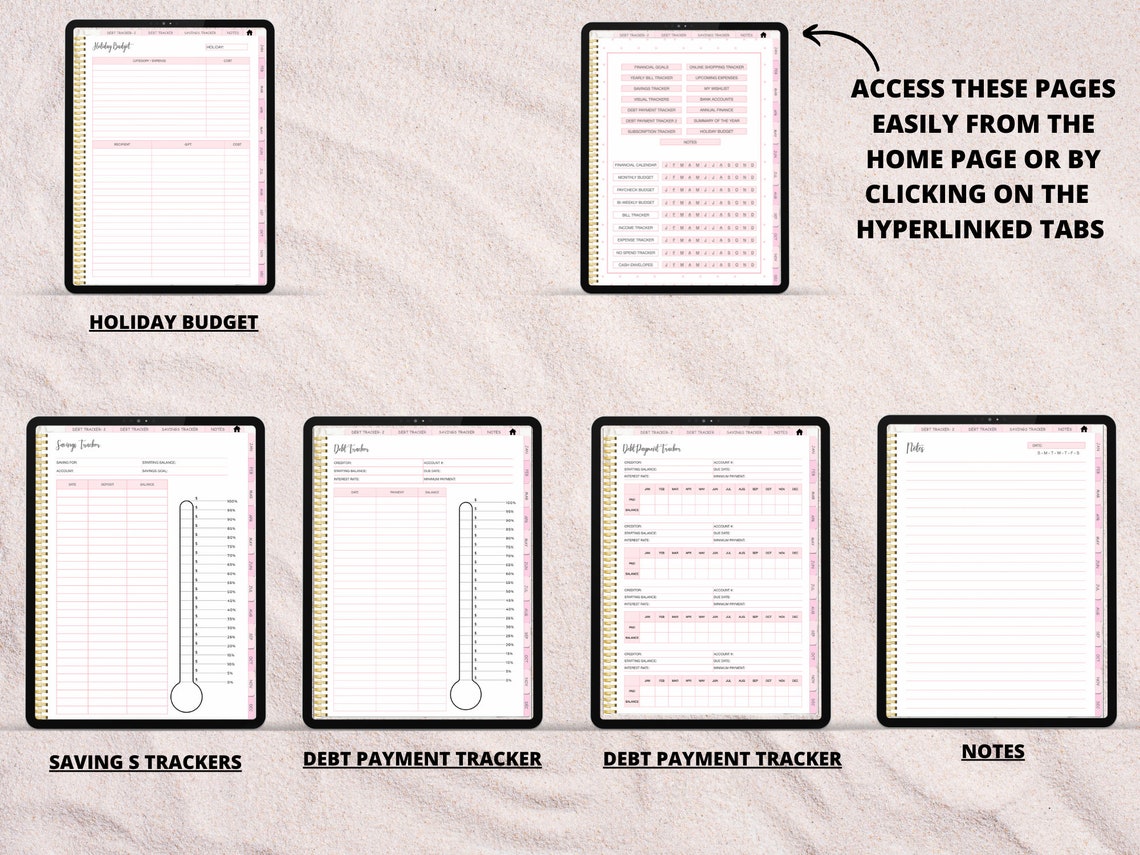 Digital Budget Planner Goodnotes Finance Planner Ipad Budget - Etsy