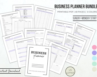 Printable 2022 Ultimate Entrepreneur's Planner | Small Business Planner ...
