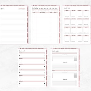 Digital Reading Journal, Reading Planner for Goodnotes, Notability ...
