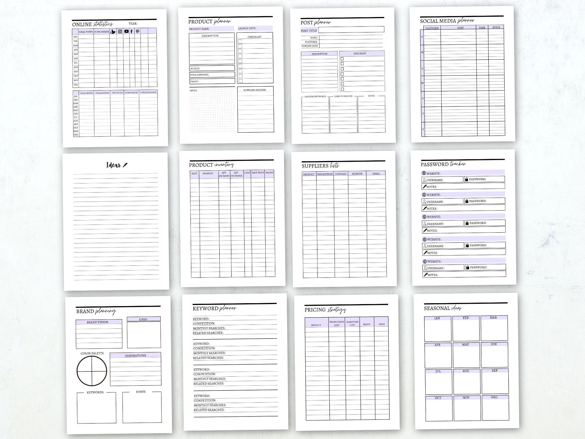Business planner small business planner Home business Etsy business-planner-small-business-planner-home-business-etsy