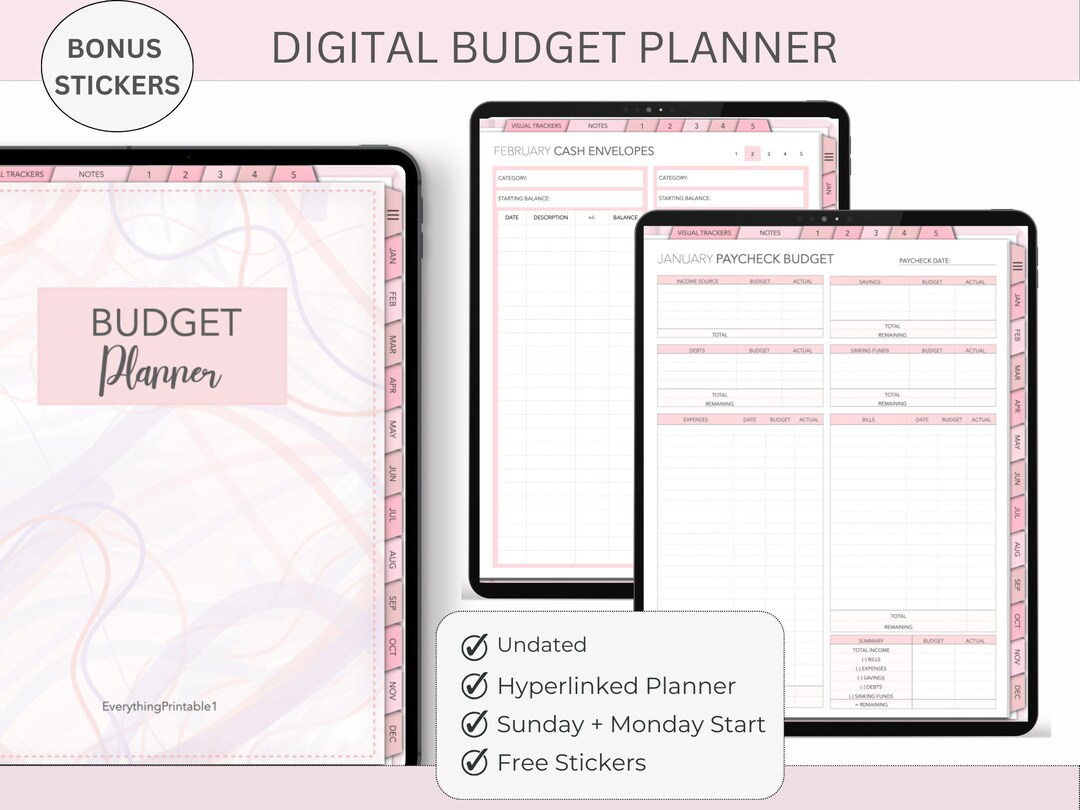 Goodnotes Budget Planner, Finance Tracker, Digital Budget Planner ...