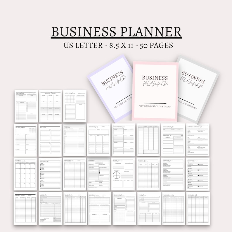 Business Planner Small Business Planner Home Business - Etsy