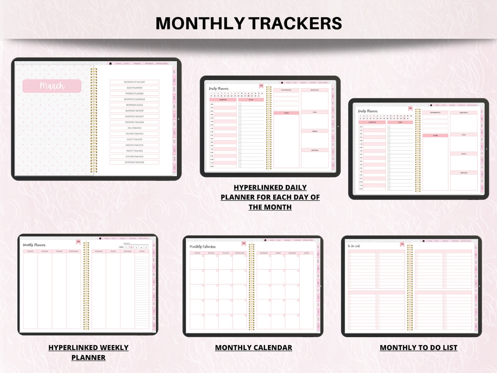 Digital Business Planner: Goodnotes & Notability Compatible (PDF ...