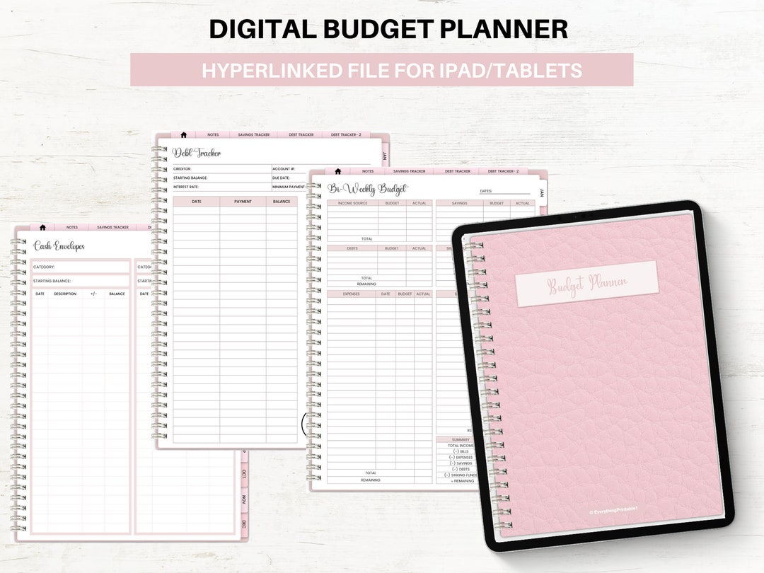Digital Budget Planner Goodnotes Finance Planner Ipad Budget - Etsy