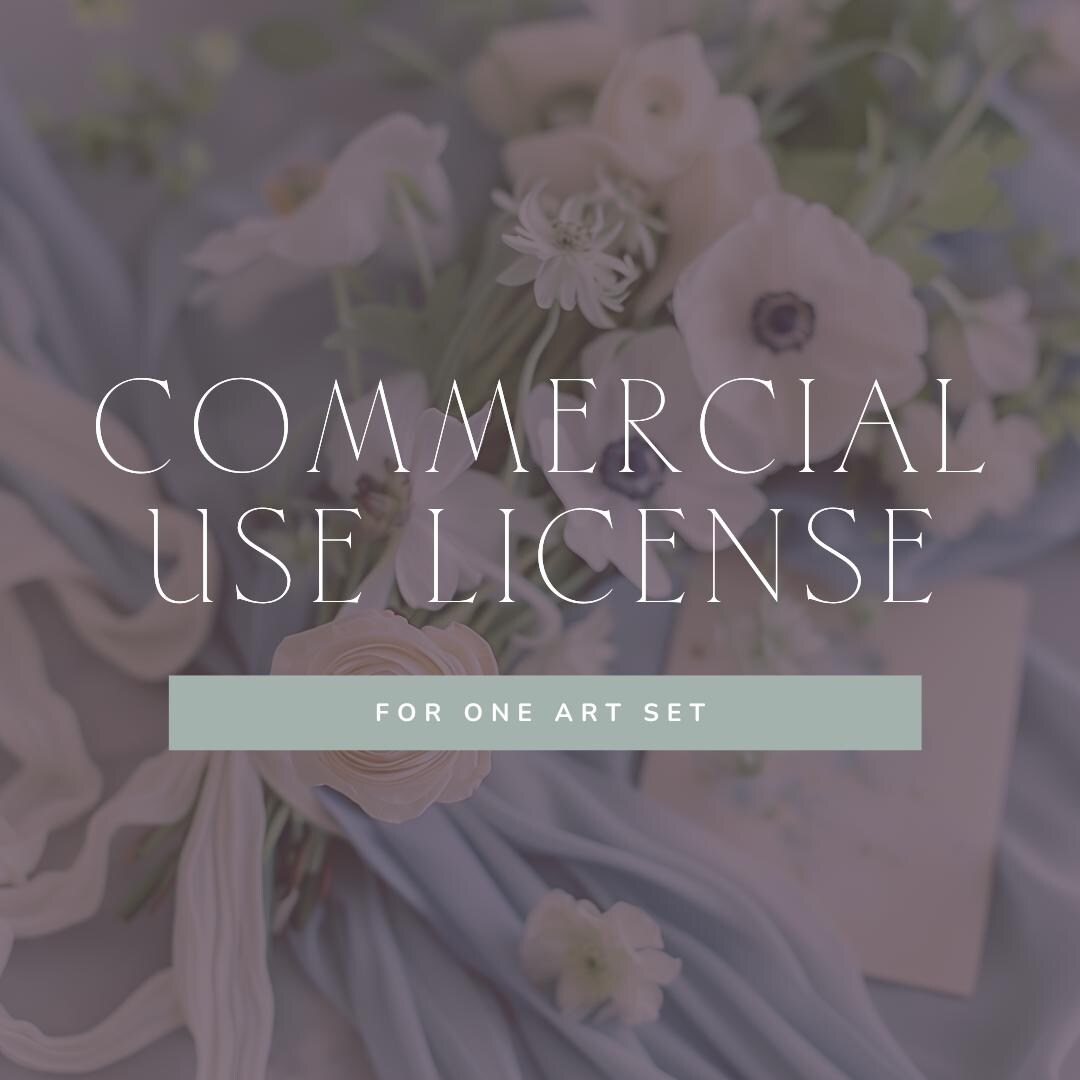 Commercial Use License - One Graphics Set - Etsy