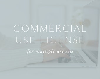 Commercial Use License Multiple Art Sets - Etsy