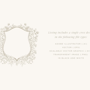 Vienna | Vintage Style Engraved Wedding Crest - Etsy