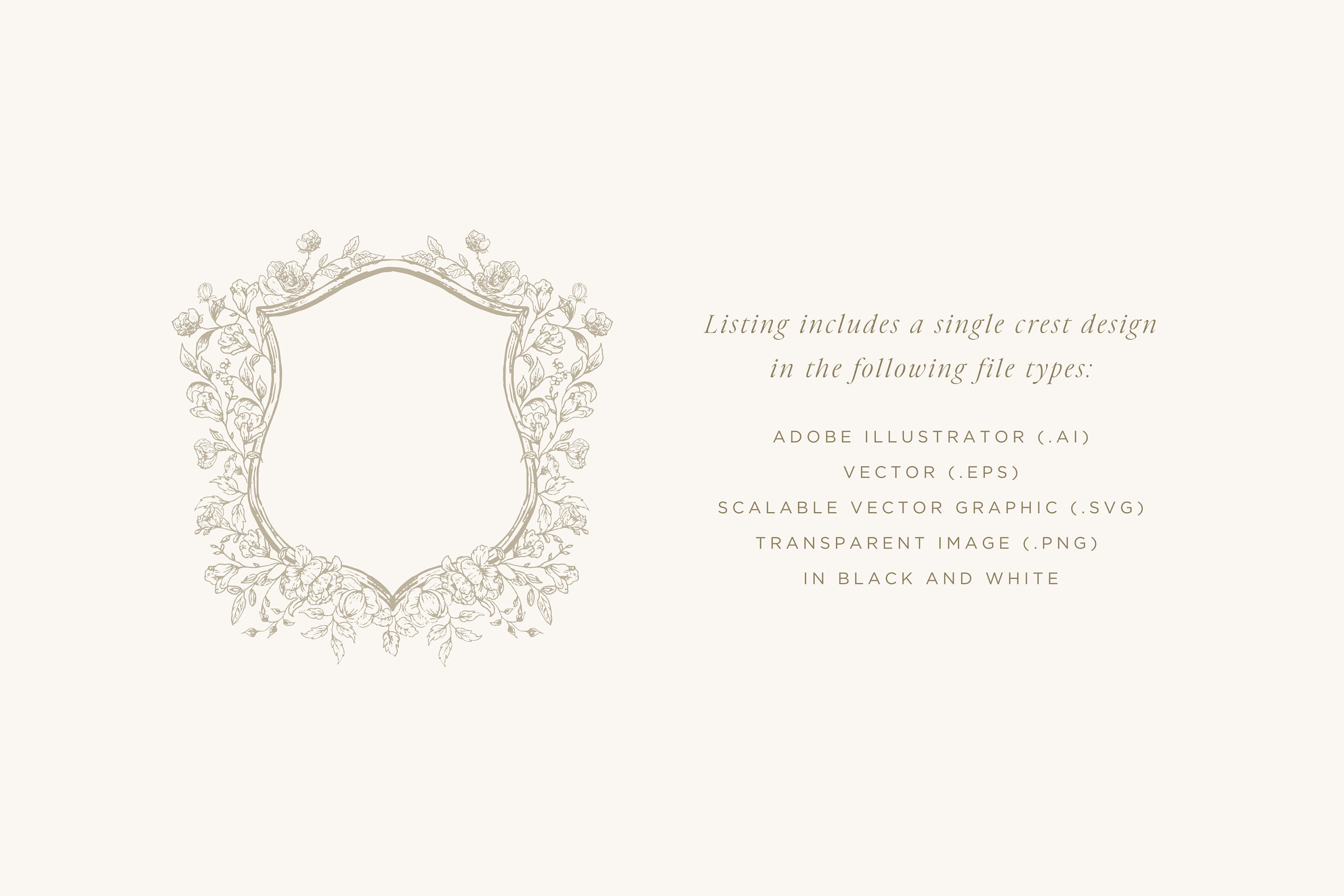 Vienna Vintage Style Engraved Wedding Crest - Etsy