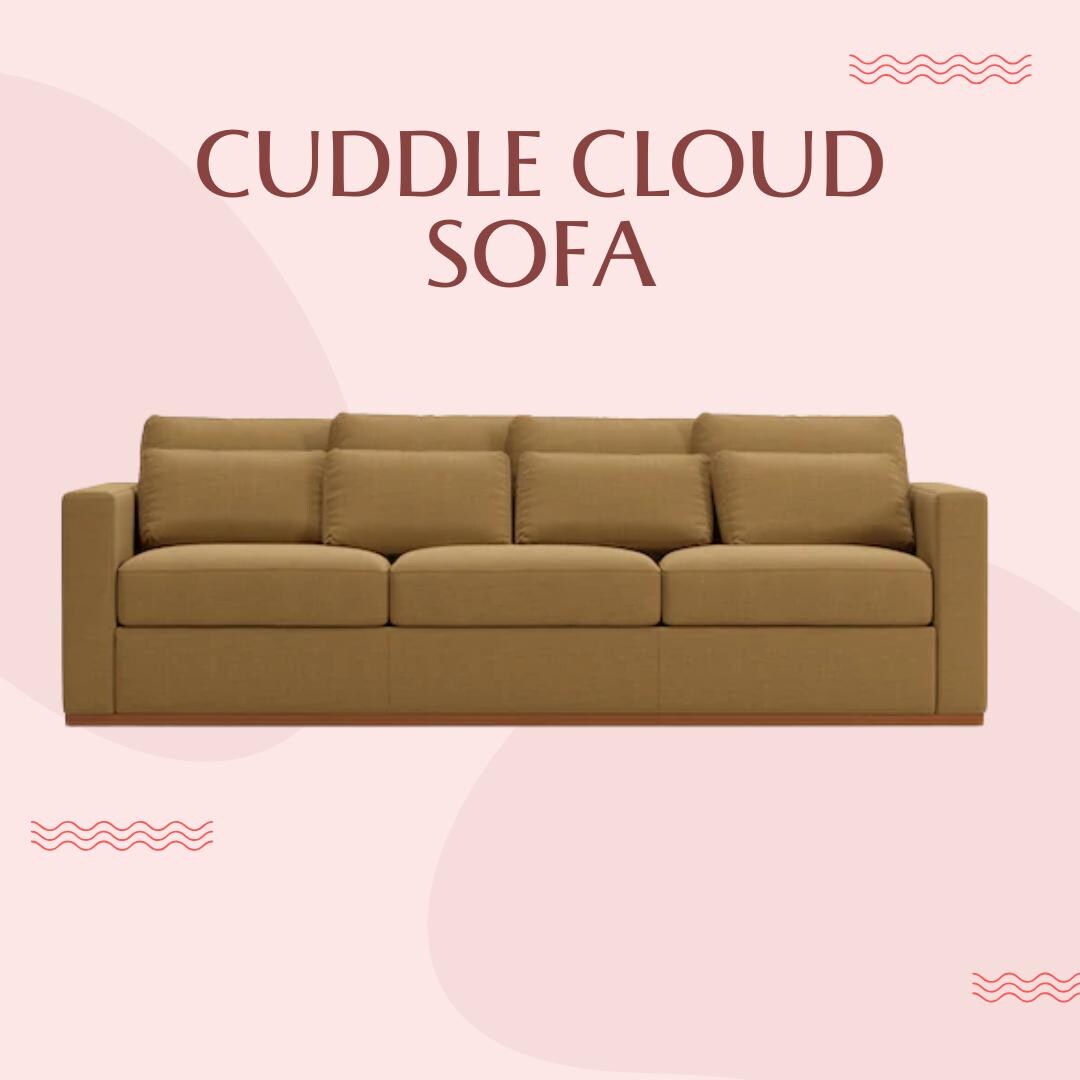 Cuddle Cloud | Sofa | 108"| Latex | Eco-friendly | STYLNN - Etsy