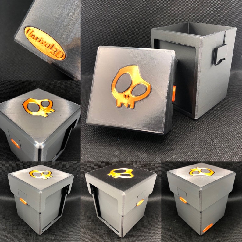 Premiere Skeleton Edition exposed Commander Deck Box - Etsy