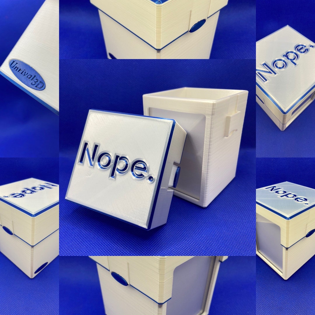 NOPE. exposed Commander Deck Box - Etsy