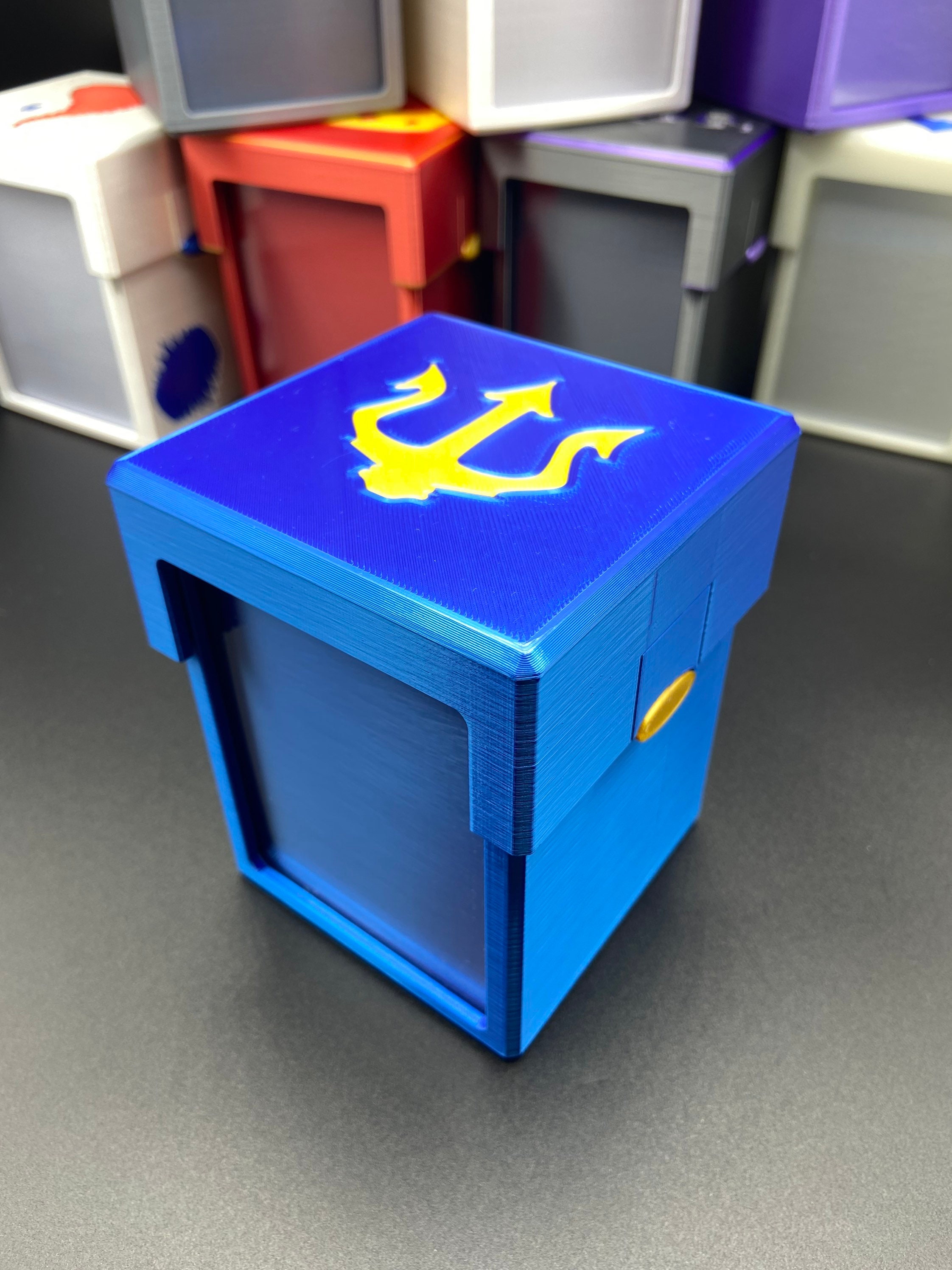 Trident exposed Commander Deck Box | Etsy