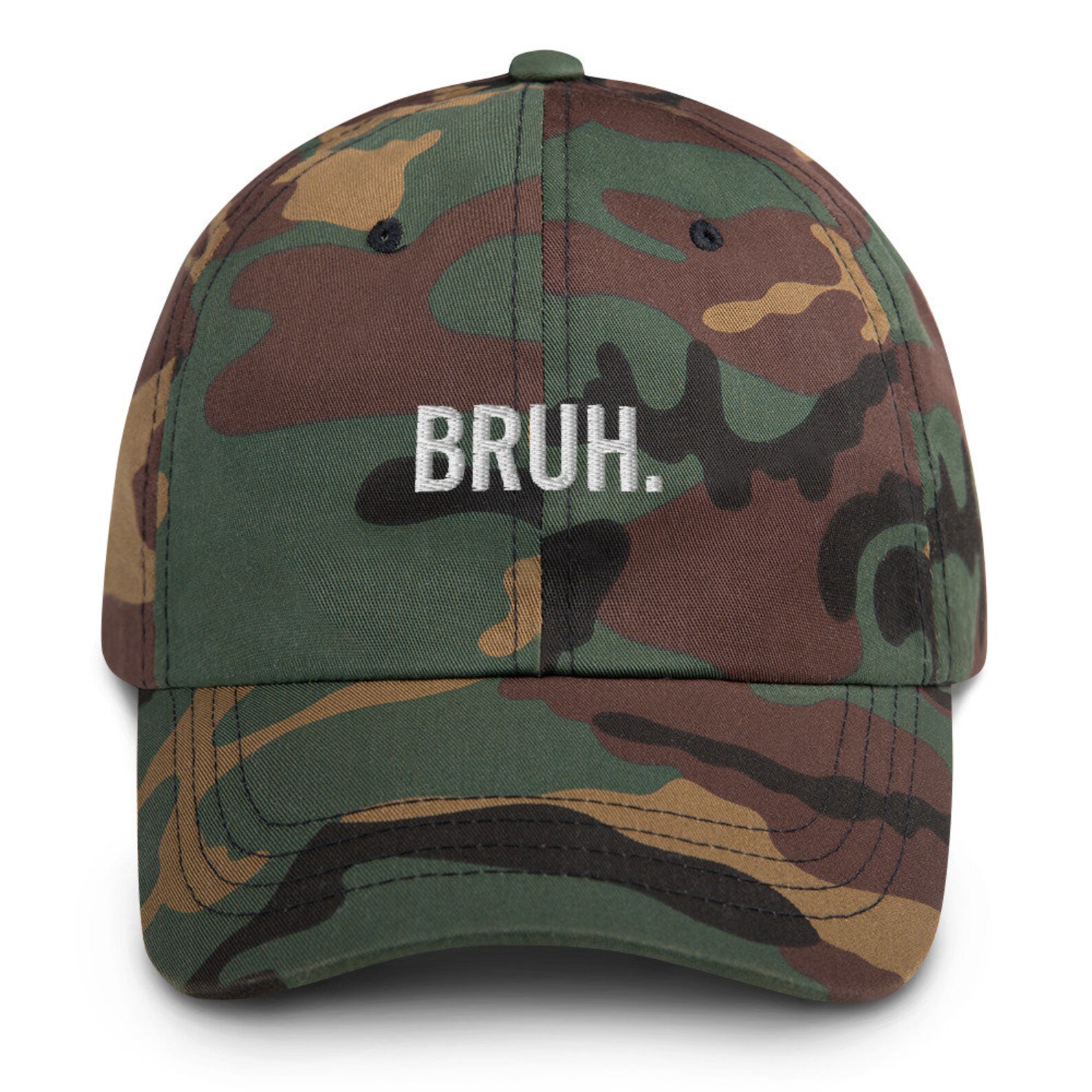 BRUH. Dad Hat | Adjustable | Dumb & Silly Hat | Bruh - Etsy