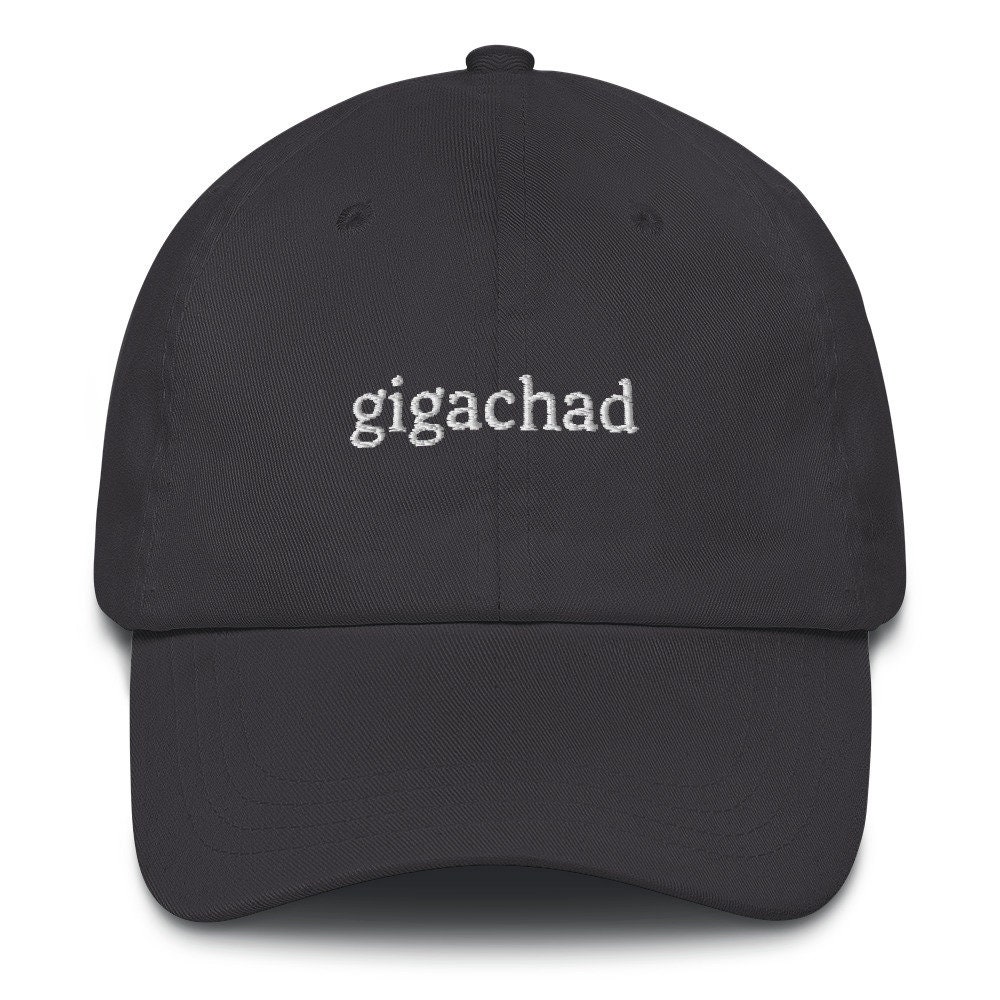 Gigachad | Adjustable Dad Hat | Low Profile | Antique Buckle | Chino ...