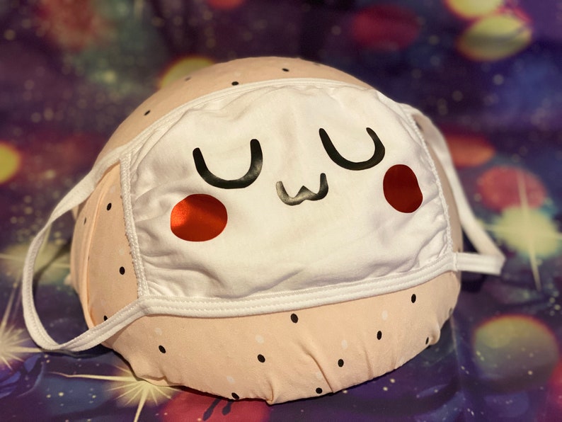 UWU Cotton Face Mask Cute Anime Girl Gamer Geeky Fun | Etsy Canada