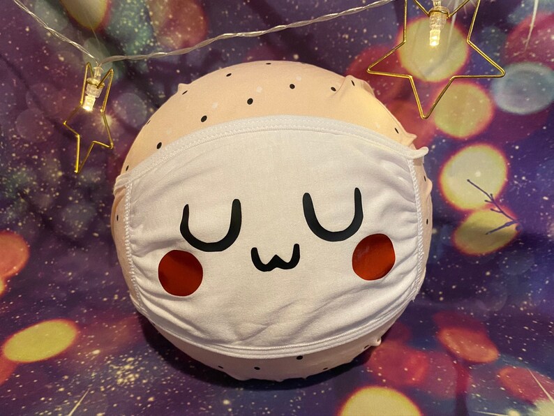 UWU Cotton Face Mask Cute Anime Girl Gamer Geeky Fun | Etsy Canada