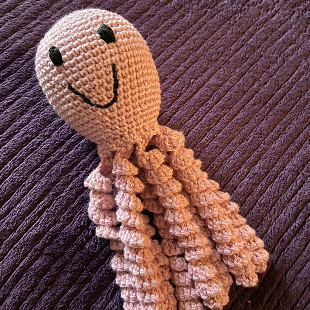 Rose Crochet Octopus - Etsy