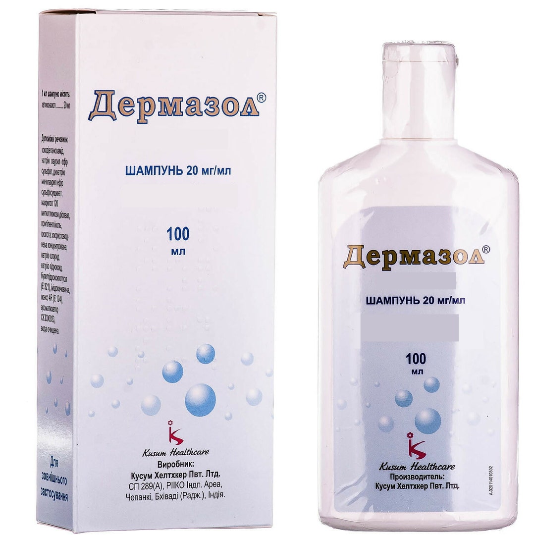 Dermazol Shampoo 100 Ml / 3.38 Fl Oz for All Hair Types - Etsy
