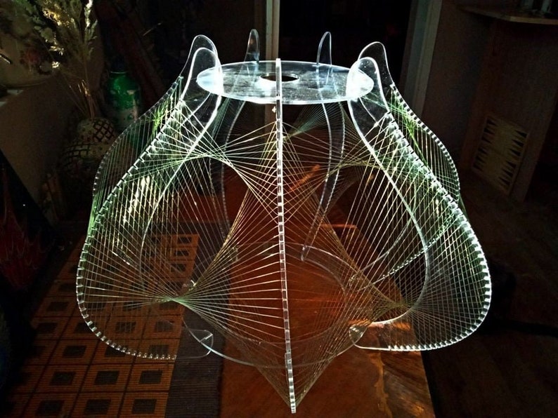 3D String Art Lamp - Acryl - Etsy