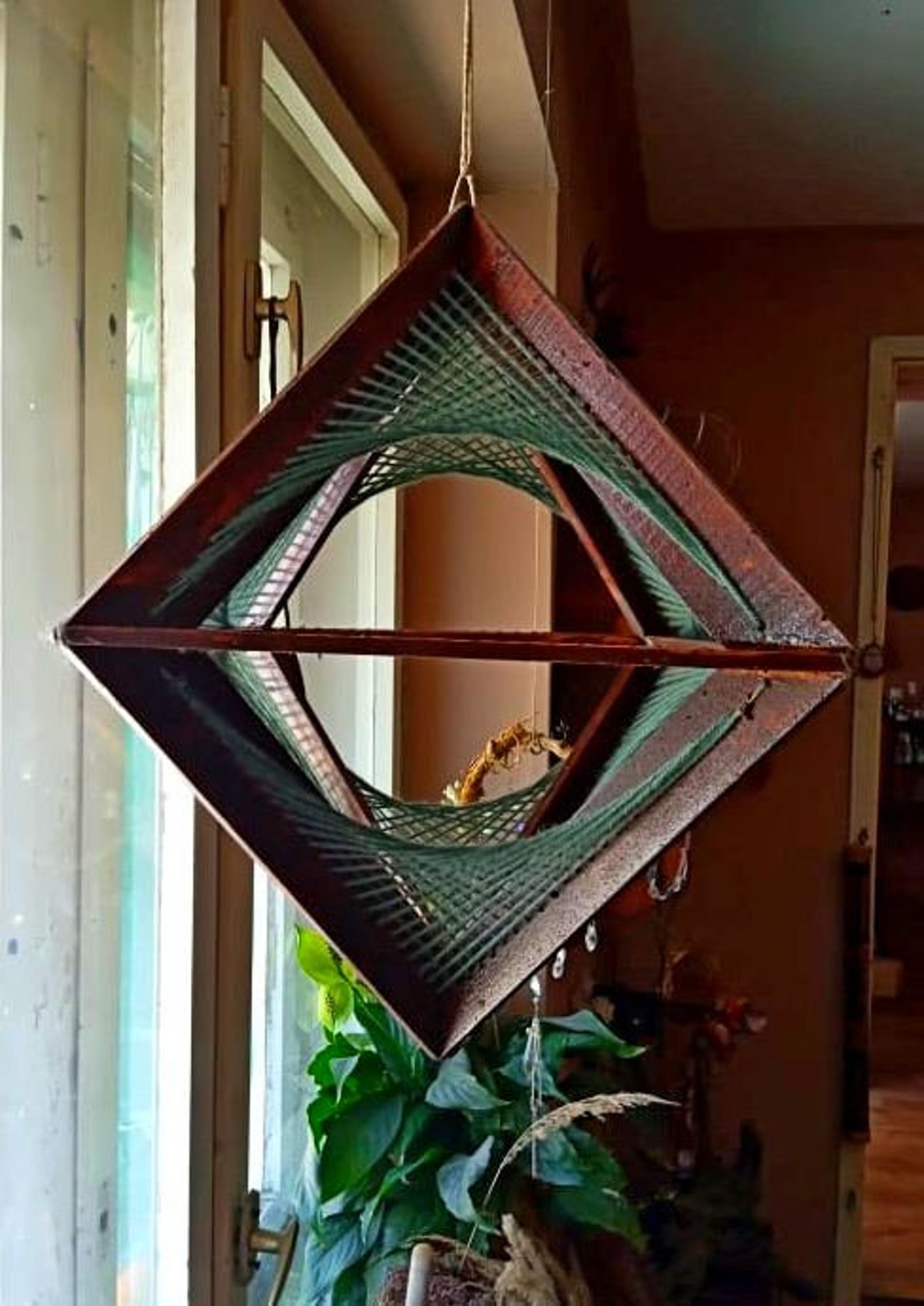 String Art 3D Octahedron Sacred Geometry Platonic Solids - Etsy