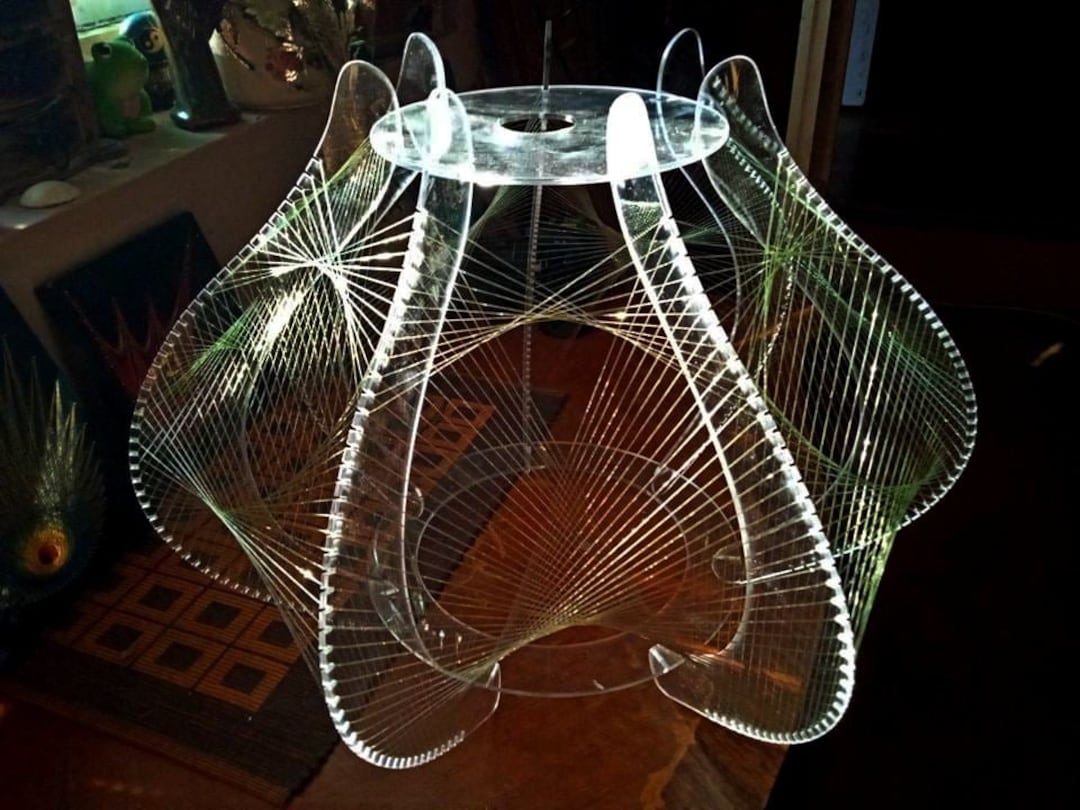 3D String Art Lamp - Acryl - Etsy