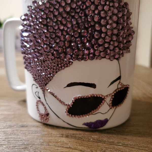 Afro Bling Mug - Etsy