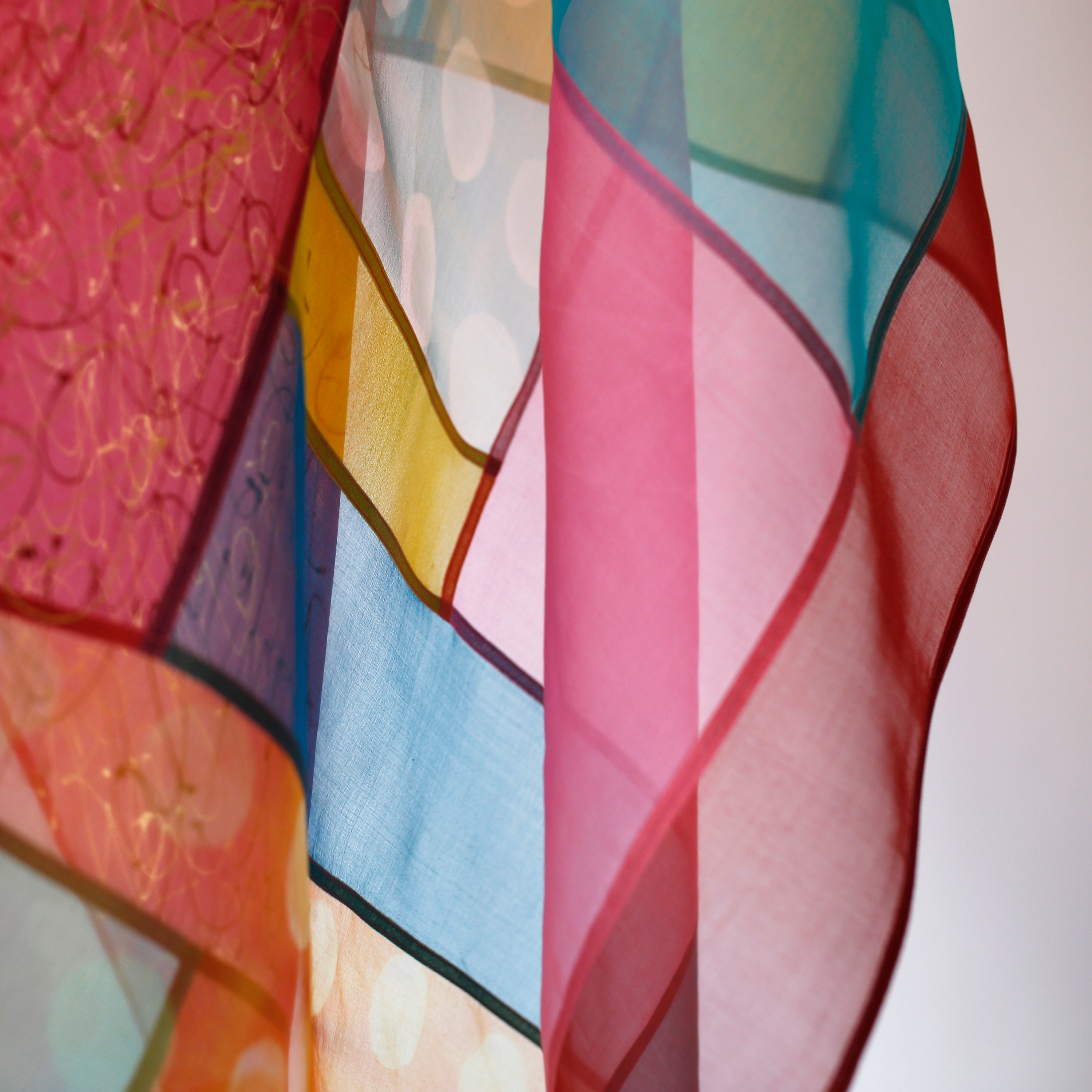 Candy Color Wall Art Bojagi Colorful Modernized Jogakbo - Etsy