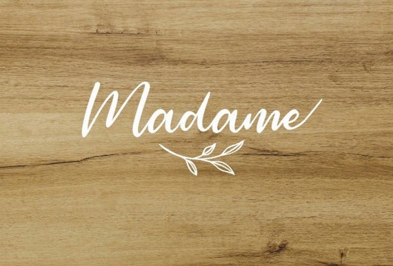 Stickers Madam and Sir | Etsy UK