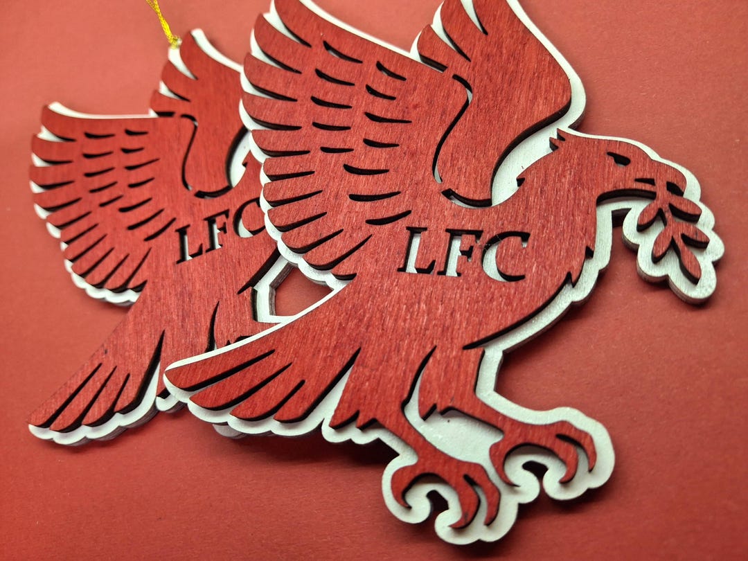 3x Liverpool Liver Bird Christmas Tree Decorations - Etsy