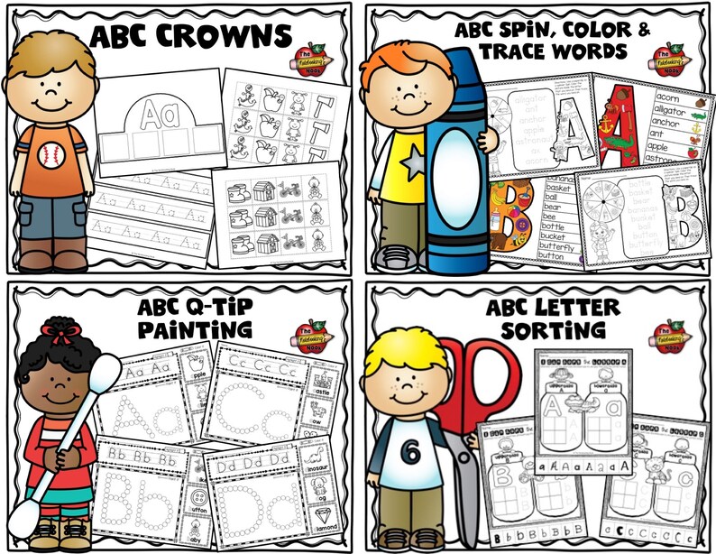 Letter of the Week: ENDLESS Alphabet Curriculum Activities BUNDLE - Etsy