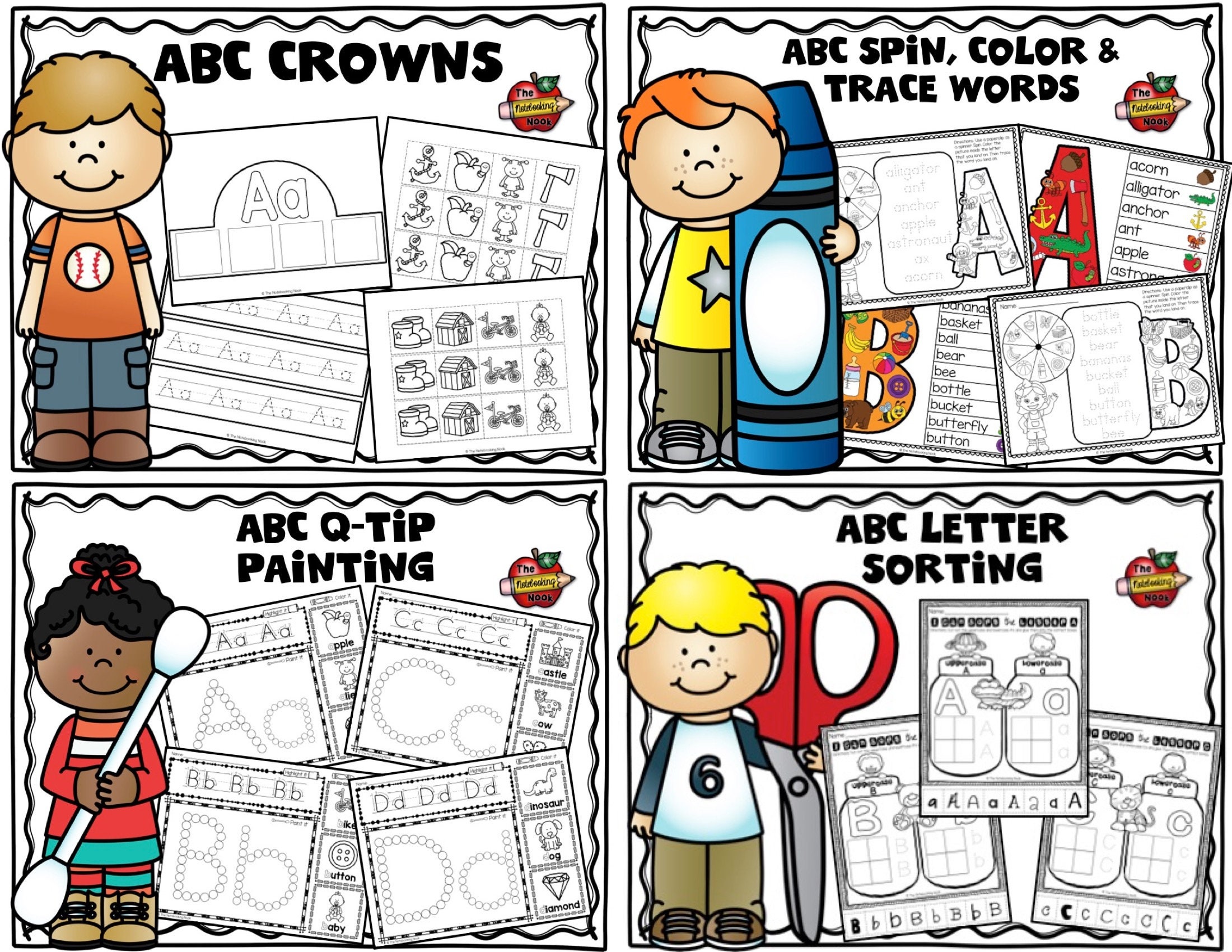 Letter of the Week: ENDLESS Alphabet Curriculum Activities BUNDLE - Etsy