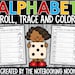 Alphabet Roll, Trace, and Color - Etsy