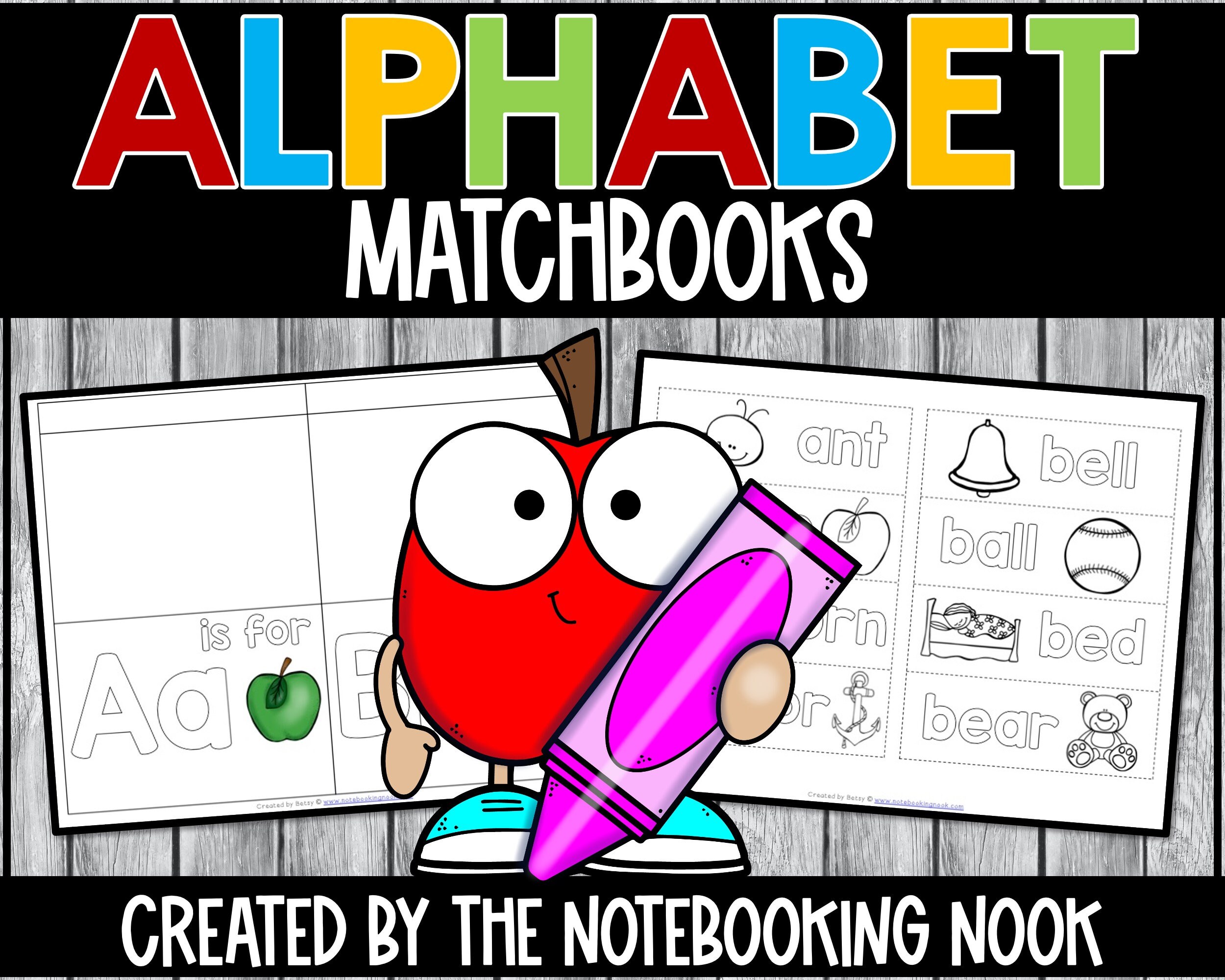 Alphabet Matchbooks Interactive Activity - Etsy