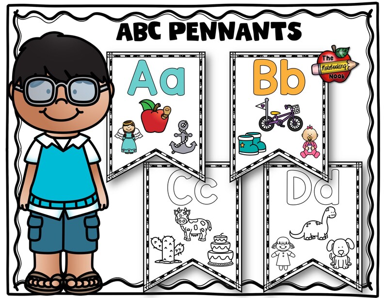 Alphabet Pennants | Etsy