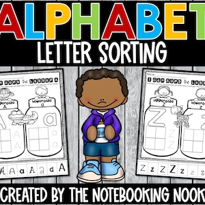Alphabet Letter Sorting - Etsy