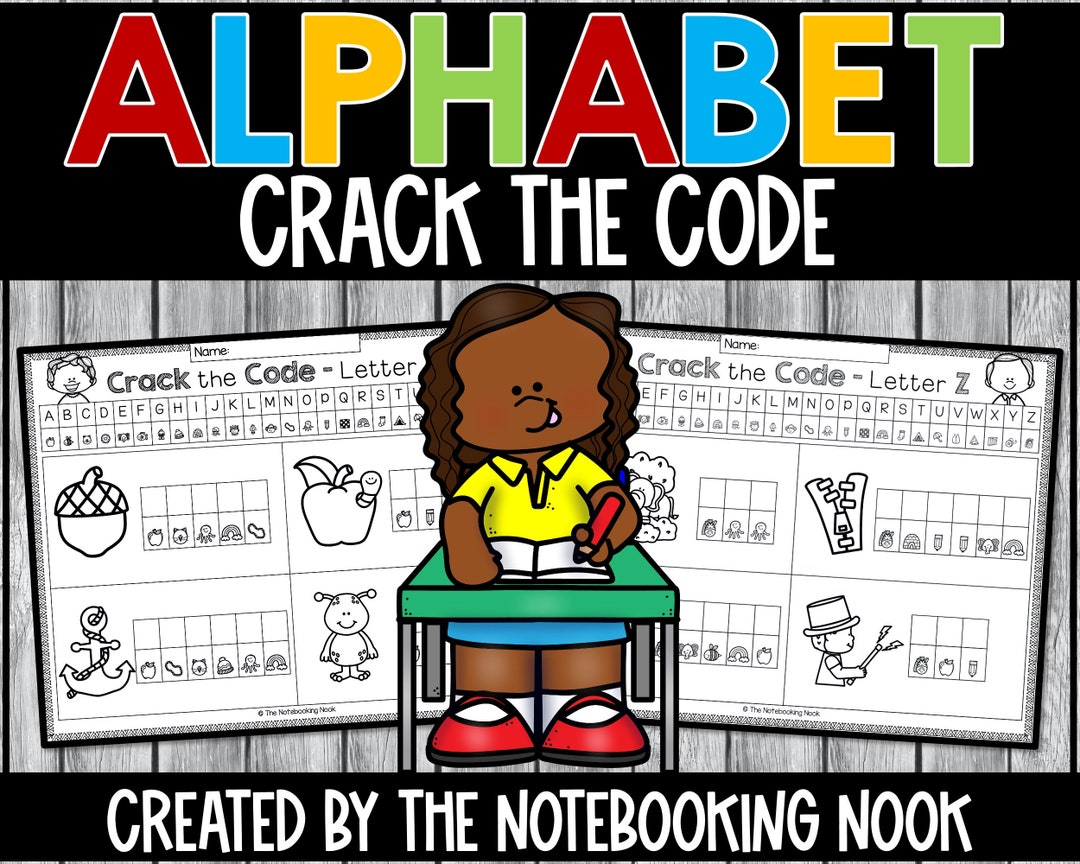 Alphabet Crack the Code - Etsy