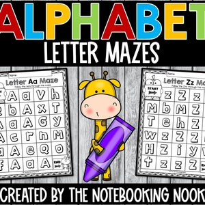 Alphabet Count the Syllables - Etsy