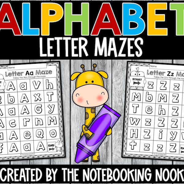 Alphabet Count the Syllables - Etsy