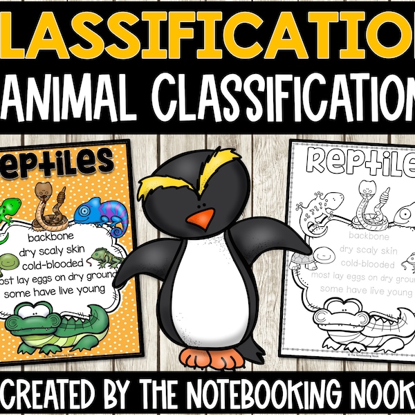 Classification of Animals Poster - Etsy